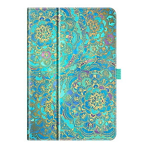 Fintie Folio Case for All-New Amazon Fire HD 10 and Fire HD 10 Plus Tablet (Only Compatible with 11th Generation 2021 Release) - Slim Fit Standing Cover with Auto Sleep/Wake, Shades of Blue