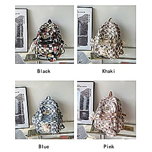 Lokkcy Kawaii Backpack for School,Backpacks for Girls and Backpack for Girls 10-12 Japanese School Bag book bags for girls 8-12(black)