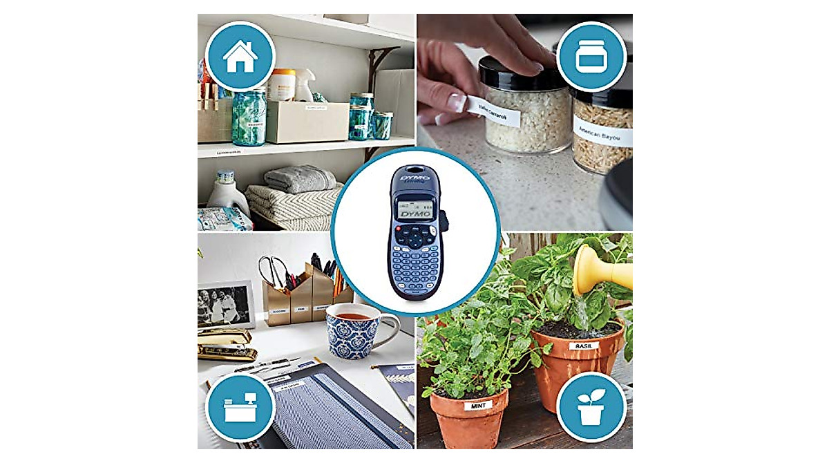 Dymo LetraTag LT-100H Plus Label Maker - Portable & Easy to Use