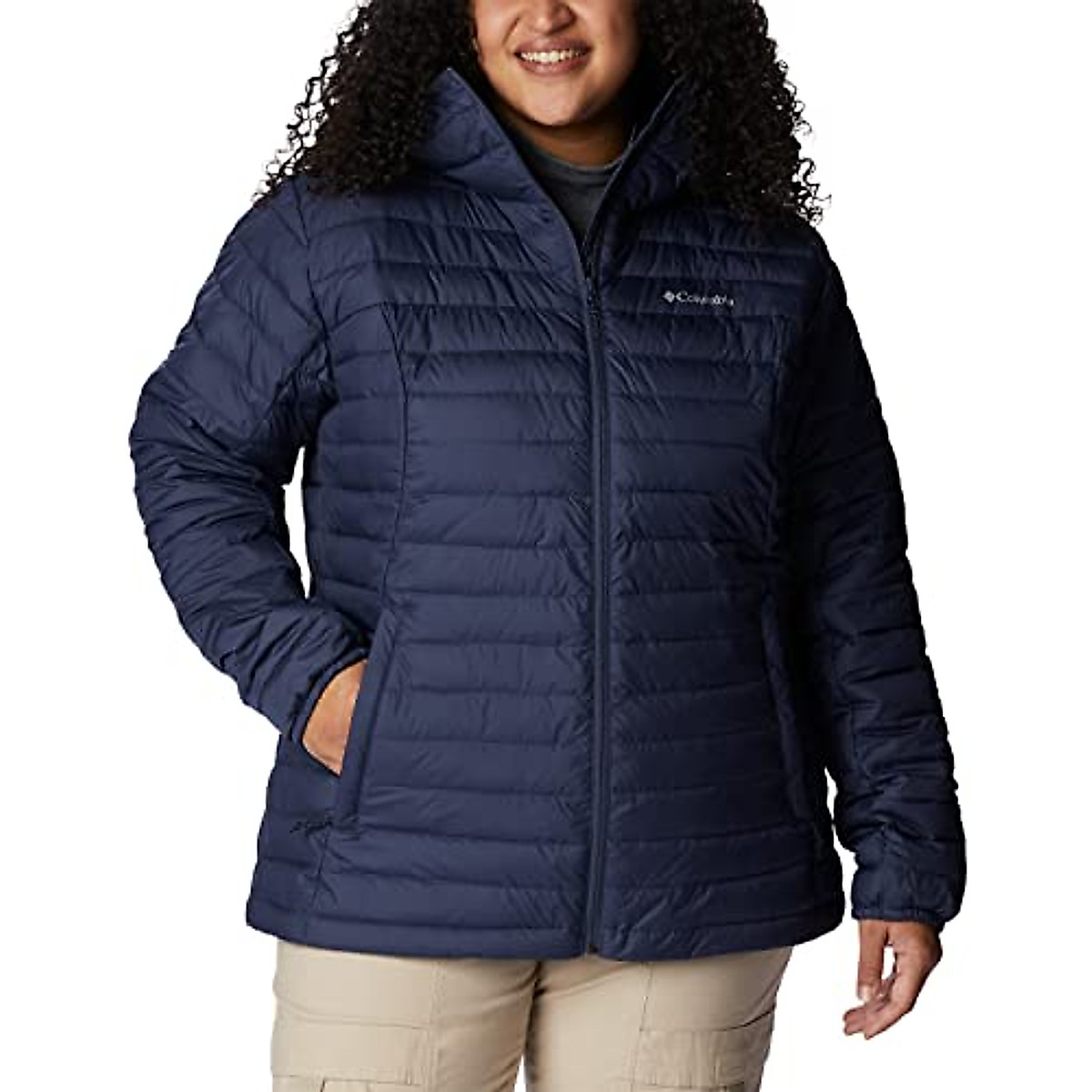 Columbia Women's Silver Falls Hooded Jacket, Nocturnal, Medium