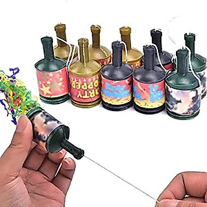 30Pcs Kids Mini Party Confetti Poppers Streamers Party Poppers for Wedding, Birthday, Graduation, Baby Shower kids toy Halloween Confetti Poppers for Party Supplies, Christmas New Year Decorations