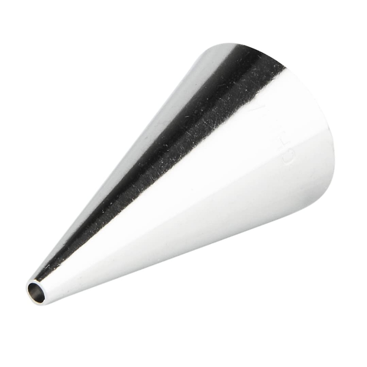 Restaurantware Pastry Tek Piping Tip 1 Round Round Tip For Icing - #3 Corrosion-Resistant Stainless Steel Icing Tip Dishwasher-Safe Decorate Cupcakes Cakes or Cookies