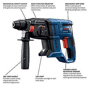 Bosch GBH18V-20N 18V 3/4 in. SDS-plus Rotary Hammer (Bare Tool)