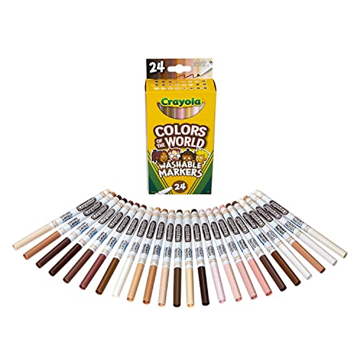 Crayola Colors of the World Markers 24 Count