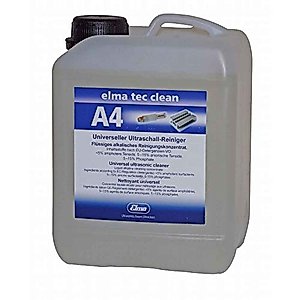 Elmasonic 800 0132 Elma TEC Clean A4 Universal Ultrasonic Cleaner/Degreaser- Powerful Concentrated Cleaning Fluid for Industrial Use