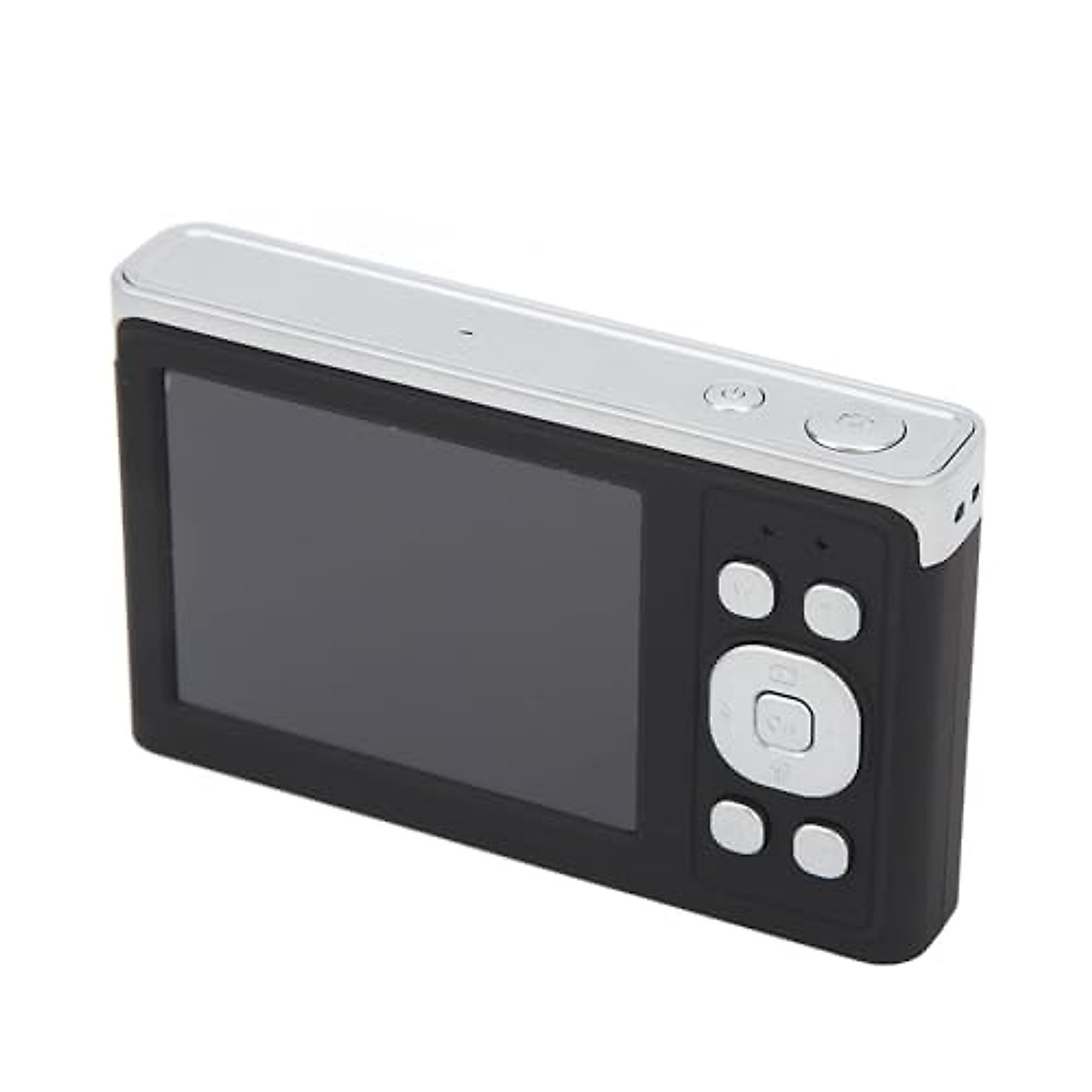 Digital Camera, HD Digital Camera Built in Fill Light 16X Zoom Antishaking Plastic for Outdoor (Black)