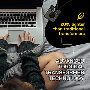 ELC 500-Watt Voltage Converter - Step Down - 220v to 110v / 240v to 120v Travel Power Converter - for Hair Straightener, Hair Dryer, Laptops and Chargers, CE Certified [3-Years Warranty]