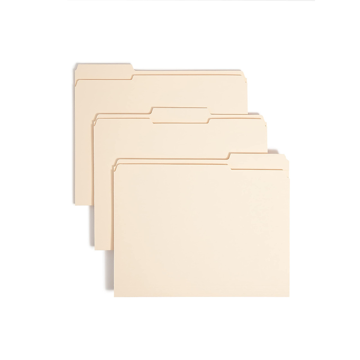 Smead File Folder, Reinforced 1/3-Cut Tab, Letter Size, Manila, 100 Per Box (10434)
