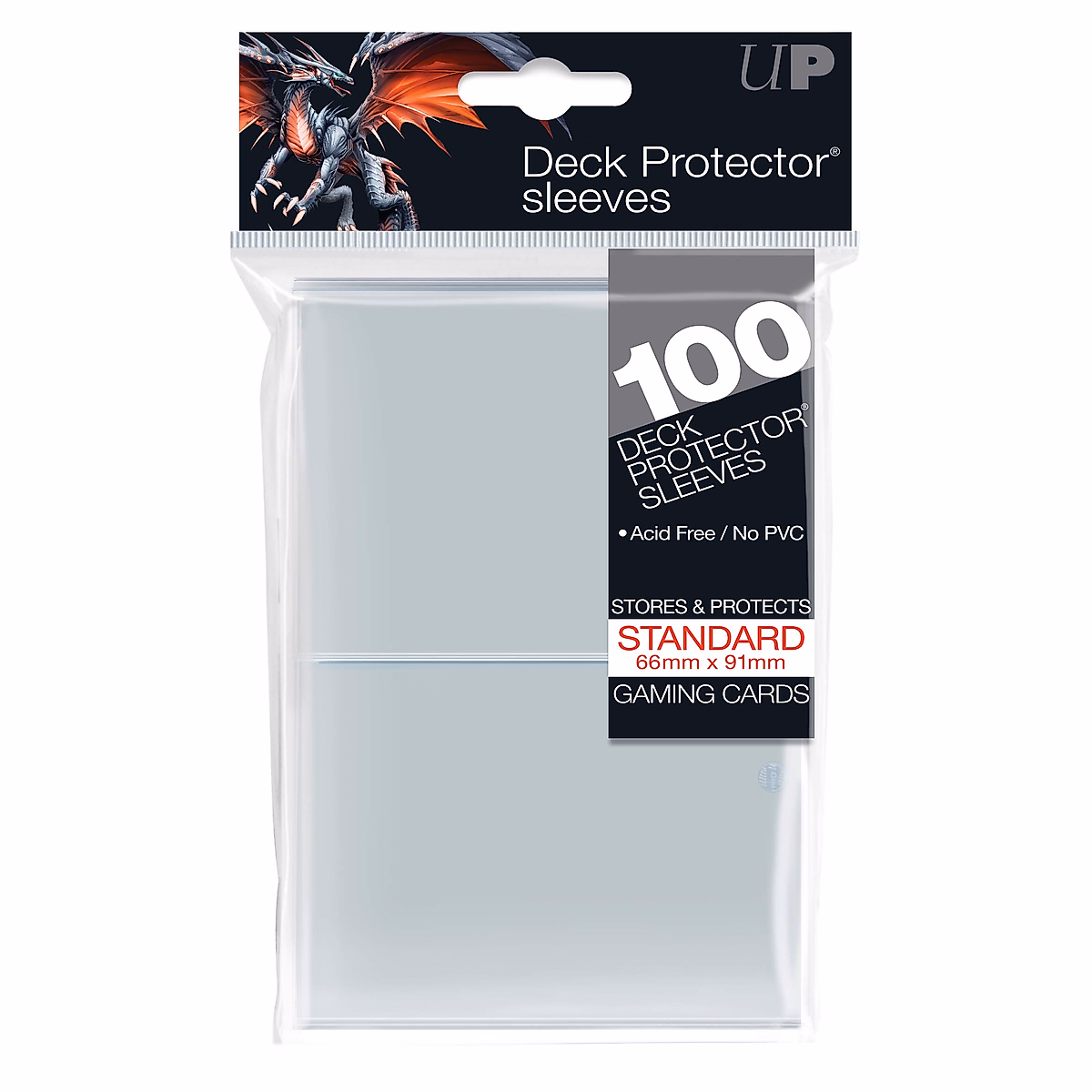 Konami - Ultra Pro Sleeves | Standard Card Deck Protectors | Pack of 100 | Clear