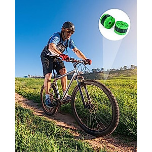 Bike Tire Liner, Inner Tube Bicycle Flat Protector Compatible with 12" 16" 18" 20" 24" 26" 27.5" 29"