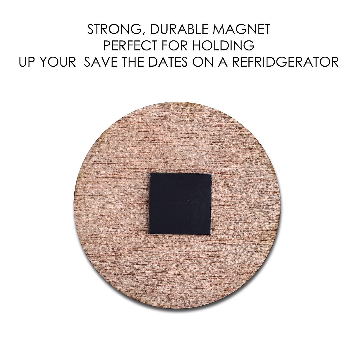Save The Date Wood Magnet | Personalized Wood Magnet | Wood Save The Date | Wedding Announcement Magnets | Save The Magnet | Wedding Save The Date| Wooden Save The Date Magnets, 15 pc