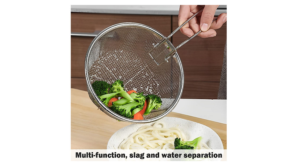 Stainless Steel Deep Fry Basket – 9-Inch Multipurpose Kitchen Tool