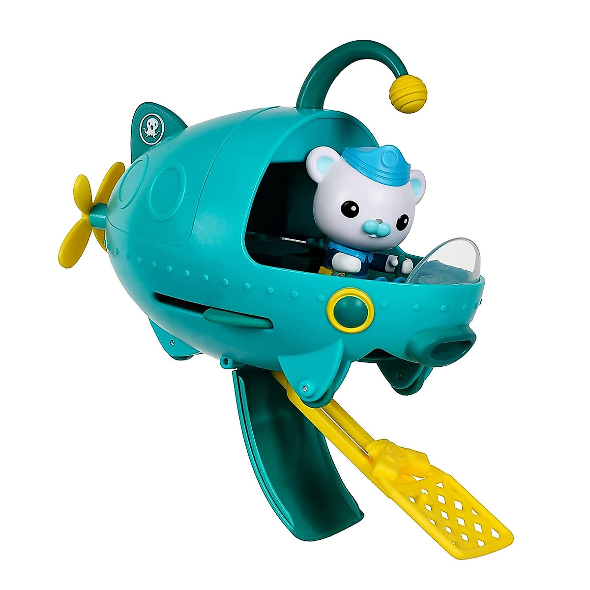 Octonauts Octopod Playset | 8 Pieces Including Deep Sea Captain Barnacles & Gup A, Multicolor, 5.12 x 15.5 x 8.5 inches