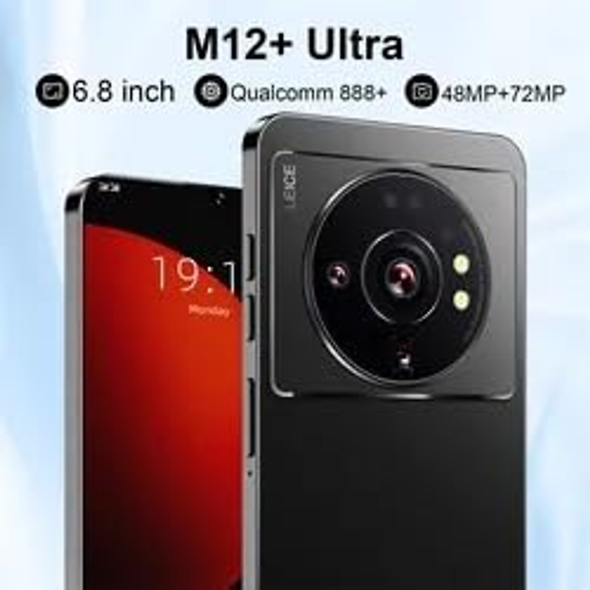 New Unlocked M12 Ultra Android Phones 16+512GB Original 6.8inch 16GB+512GB Dual Card Large Memory Mobile Phone 5G Smartphone