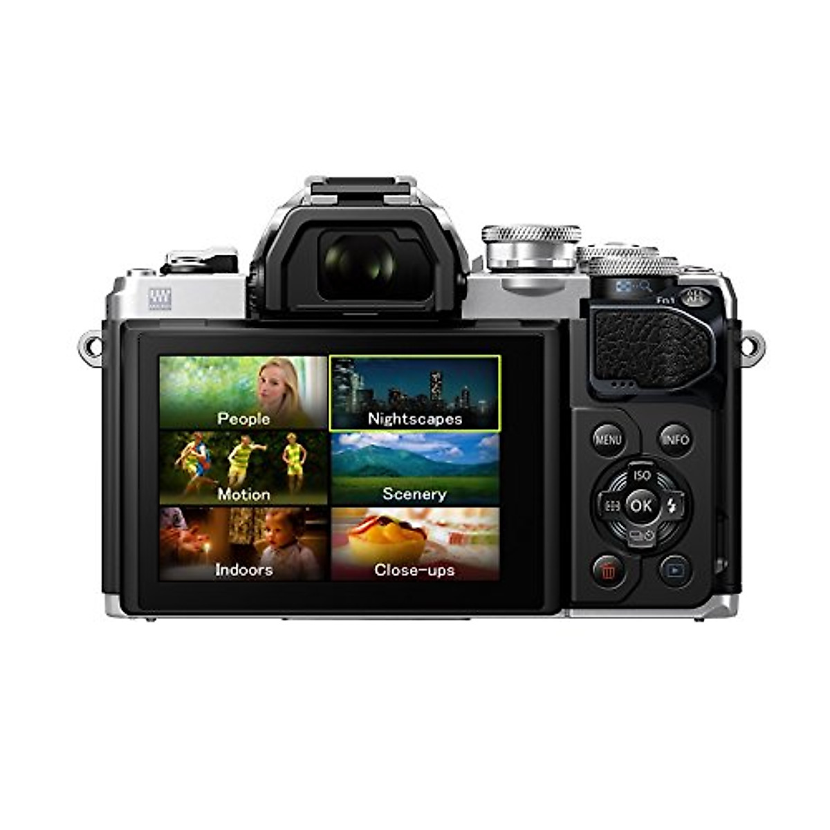 Olympus OM-D E-M10 Mark III Camera Body (Silver), Wi-Fi Enabled, 4K Video