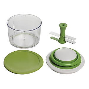 Chef'n VeggiChop Hand-Powered Food Chopper, Set of 1, Cherry