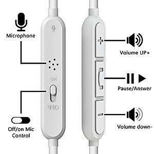 GEEKRIA Audio Cable with Mic Compatible with JBL Tune 760NC 750BTNC 700BT 710BT 660NC 600BTNC, Live 650BTNC 500BT 460NC 400BT Cable, 2.5mm Aux Replacement Stereo Cord (4 ft/1.2 m)