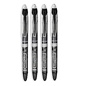 Paper Mate Liquid Flair Porous Point Pens, 0.8mm, Extra Fine Point, Black Ink, 4-Count