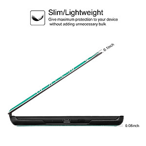 WALNEW Case for Kindle Paperwhite 11th Generation & Signature Edition(6.8”)- Slim Lightweight PU Leather Foldable Protective Case Cover Accessories with Auto Wake/Sleep, Flower