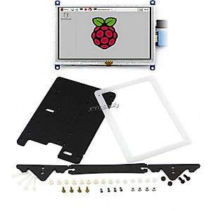 5 inch HDMI Touch LCD Display (B) with Bicolor Case Supports mini PC including Raspberry Pi 4 3 2 Model B B+ Banana Pi Pro BeagleBone Black @XYGStudy