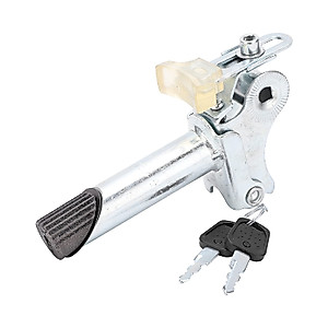 Electric Bike Seat Post, Electric Bike Metal Seatpost Foldable with Anti‑Theft Key Internal Lock Bike Accessory