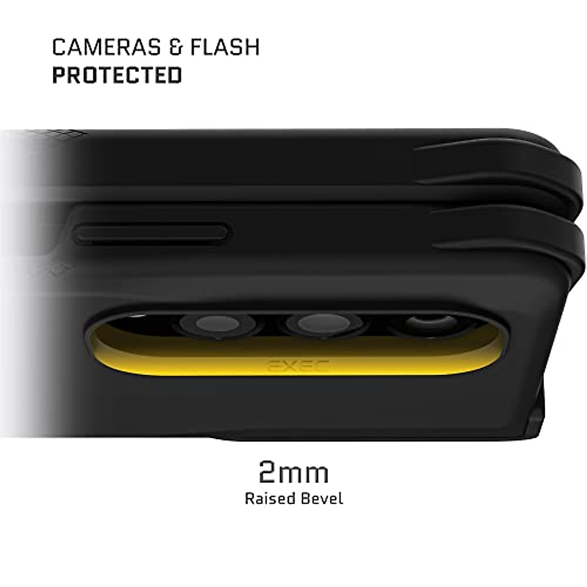 Ghostek EXEC Wallet Case for Galaxy Z Fold 4 - Magnetic Credit Card Holder, Hinge Protection, Wireless Charging, 7.6" Screen (Black)