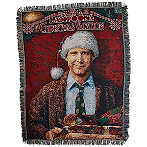 Northwest Warner Brothers National Lampoons' Christmas Vacation, Pile of Gifts Woven Tapestry Throw Blanket, 48" x 60", Multi Color