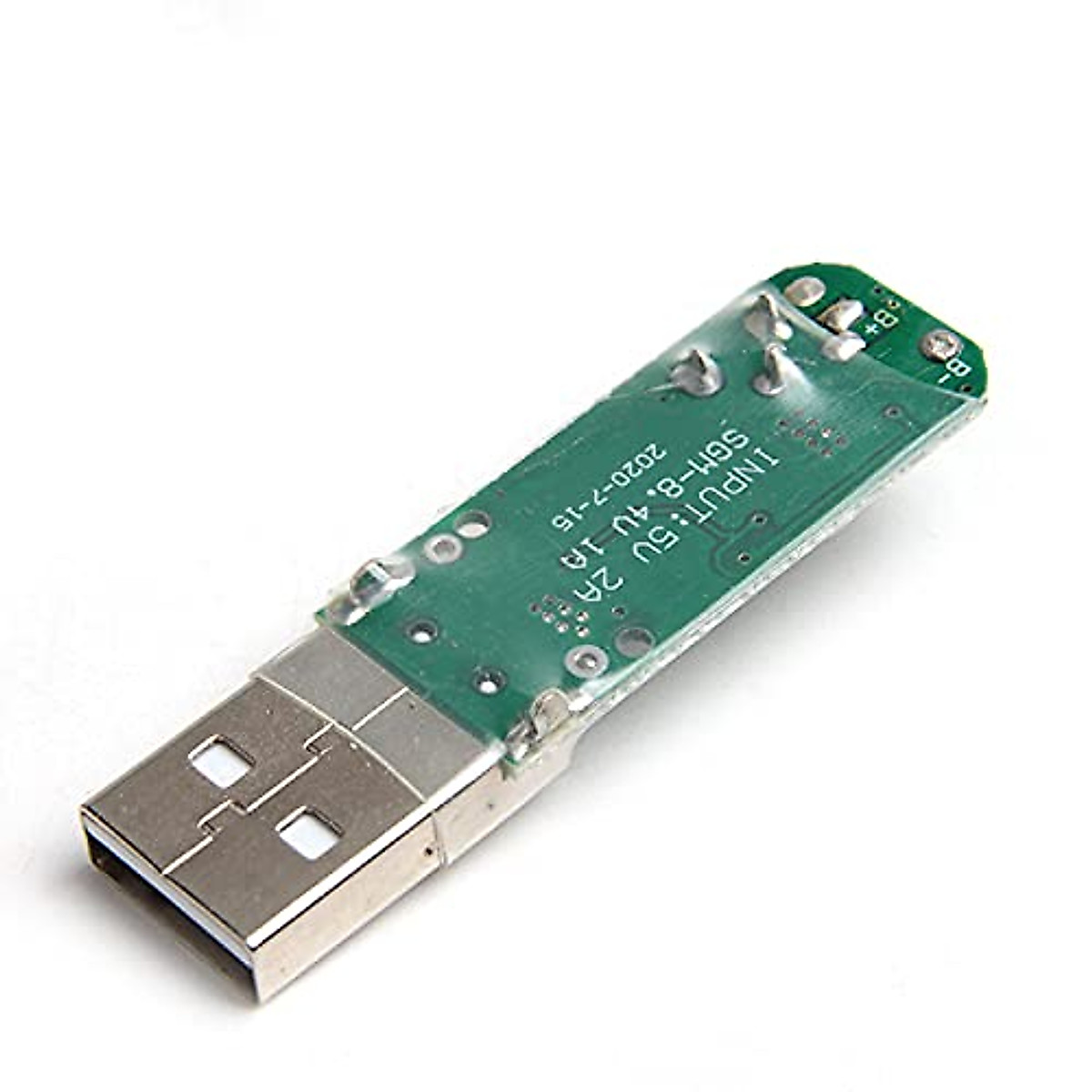 Acxico 2Pcs 5V USB Charger Module for 2S 7.4V Lithium Li-ion Li-Po 18650 Battery Packs 8.4V