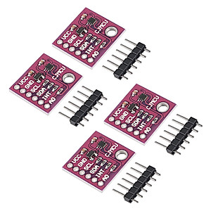 DORHEA 4Pcs CJMCU-44009 MAX44009 Ambient Light Sensor I2C Digital Output Intensity Sensor Module to Mimic Human Eye’s Perception of Ambient Light and Incorporates IR and UV Blocking Capability Board
