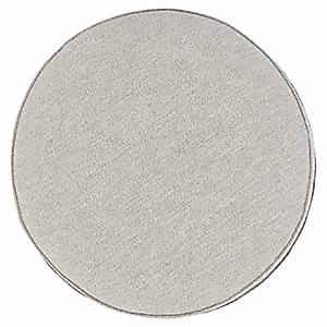 Signature Design by Ashley Outdoor Calworth Patio Wicker Ottoman with Cushion, Beige