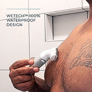 Remington Wetech 100 Waterproof Body Face Grooming Kit PG6251, White/Grey, 1 Count