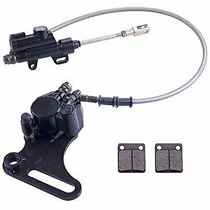 MWMNUN 15mm Rear Brake Assembly Master Cylinder Caliper Replacement Compatible with Coolster SDG SSR 107 110 125 I BK12