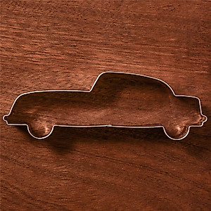LILIAO Beat-up Car Cookie Cutter - 4.7 x 1.6 inches - Stainless Steel
