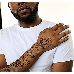 Inkbox Freehand Ink Temporary Tattoos | Lasts Up to 2 Weeks | best for Artists, Long Lasting Temp Kit Tattoos, and Temporary Tattoo Drawing (1 Fl Ounce (Pack of 2))