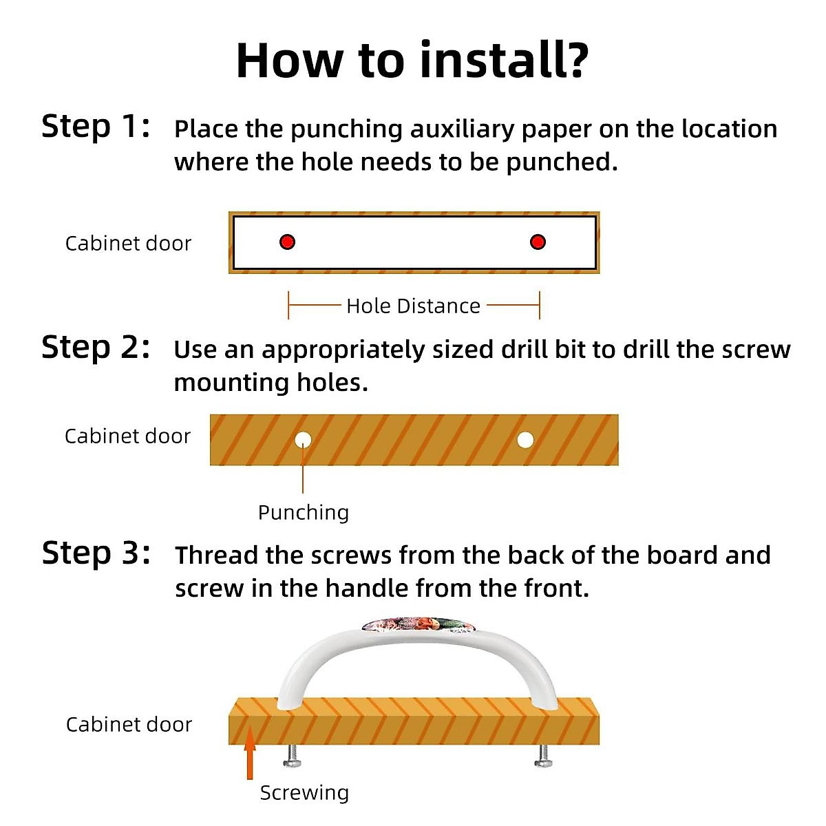 RODAILYCAY Coral 4 Packs Kitchen Drawer Pulls, Crystal Glass Cabinet Handles Pulls, Cupboard Door Knobs, Kitchen Hardware Pulls for Dresser Drawers