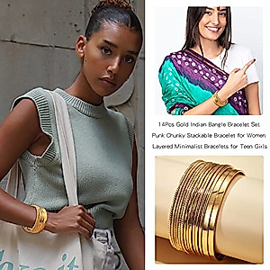 Long tiantian Gold Bracelets for Women Gold Bracelet Stack Pulseras para Mujer Indian Jewelry Sets for Women Gold Bangles for Women Bracelets for Women Bracelets