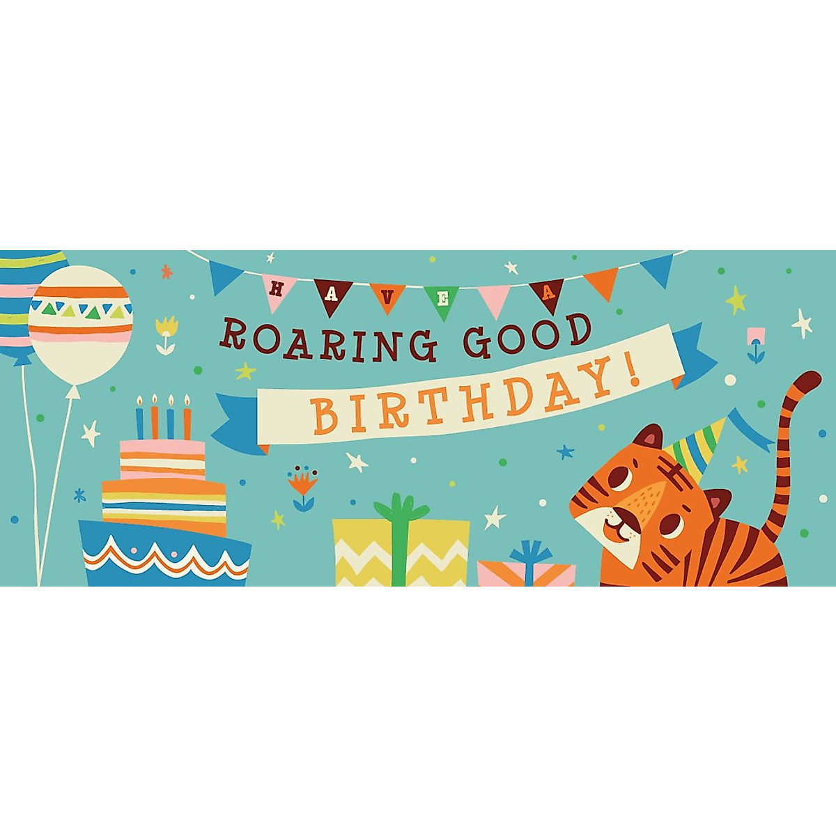 Up With Paper Pop-Up Panoramics Birthday Greeting Card - Tiger, multi colored (Model: 048641316210)
