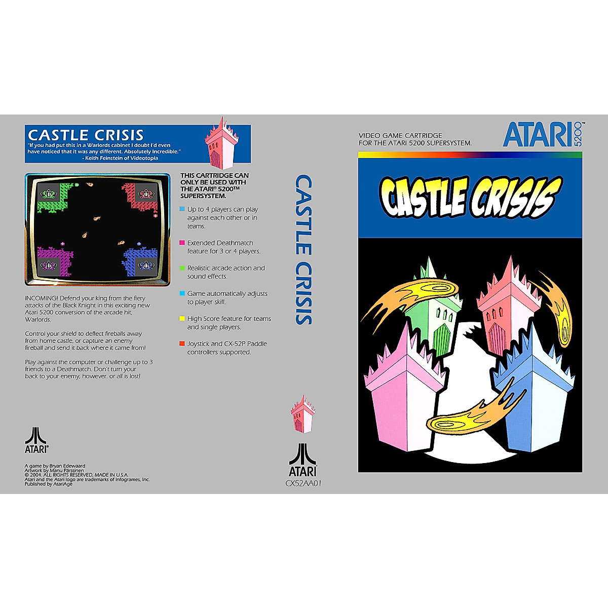 CASTLE CRISIS, ATARI 5200