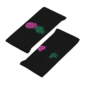 Upside Down Pineapple Sports Headbands Unisex Yoga Non-Slip Quick-Drying Workout Hairband