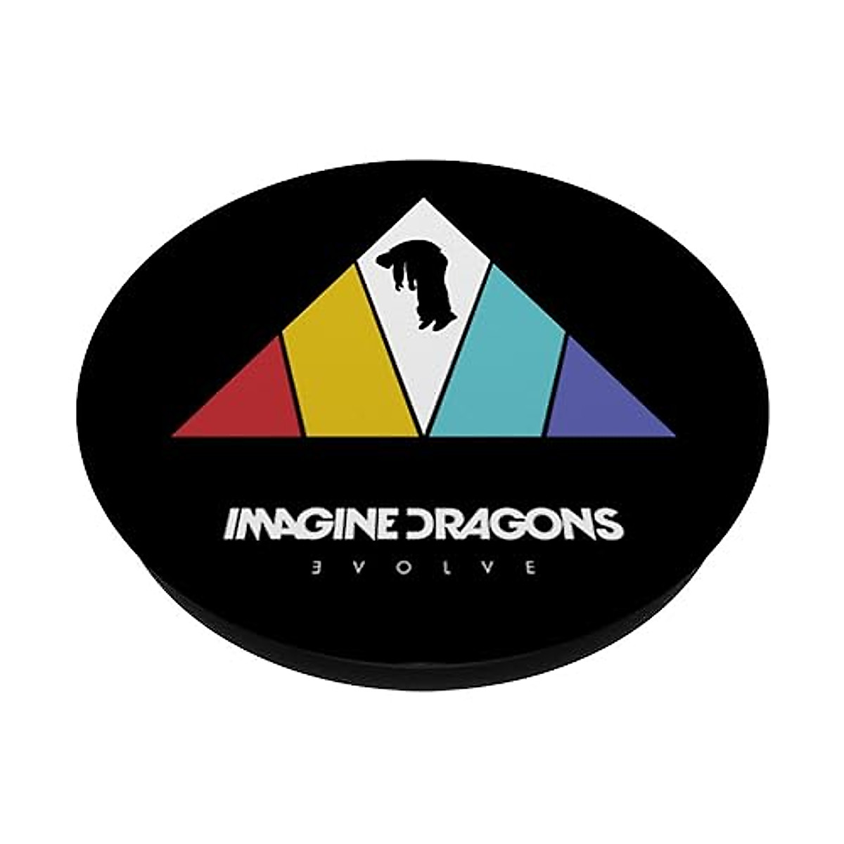 Imagine Dragons Triangle Evolve Logo Black PopSockets Standard PopGrip