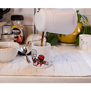 Surreal Entertainment Power Rangers Red Ranger Ceramic Mug Exclusive | Holds 11 Ounces