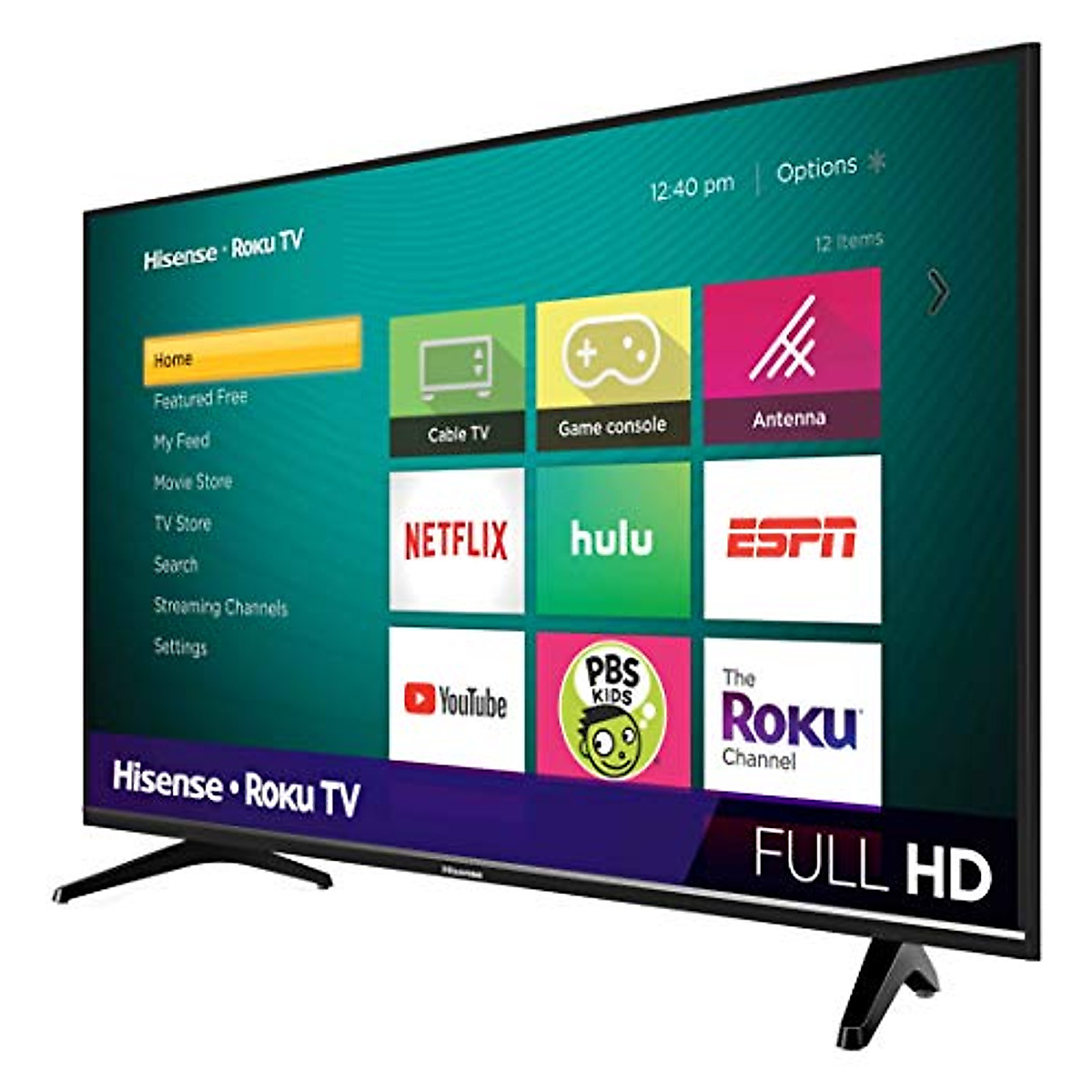 Hisense 43-Inch Class H4 Series LED Roku Smart TV with Alexa Compatibility (43H4F, 2020 Model)
