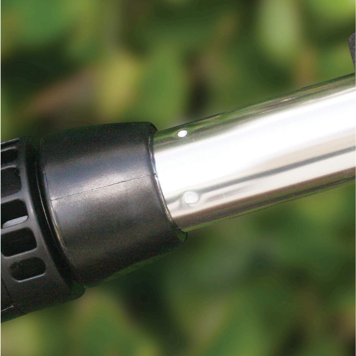 Carrand 93089 Flow-Thru 10" Wash Brush with 68" Aluminum Extension Pole , Black