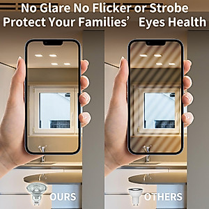 REIDEA GU10 Halogen Bulb - 6 Pack Halogen Light Bulbs, 120V 35W, Dimmable, 2700K Warm White, for Track Lights, Recessed Lighting, Accent Lights, Candle Warmers, Scented Wax Burners, Fragrance Melts