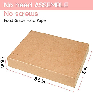 Vowcarol Cake Pop Holder Boxes Cake Pop Display Stand with Cover Candy Apple Boxes with Hole Cake Pop- 4 Packs 4 PCS