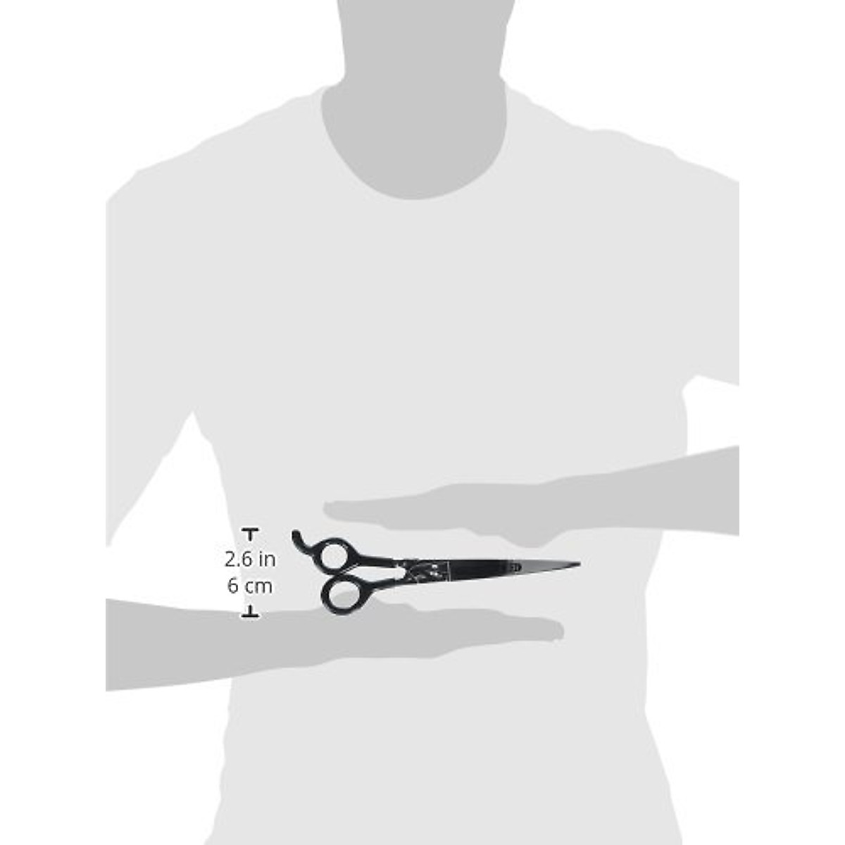 Dubl Duck Carbon Steel Small Pet Fillipino 88B Straight Shears with Plastic Coated Handles, 8-1/4-Inch