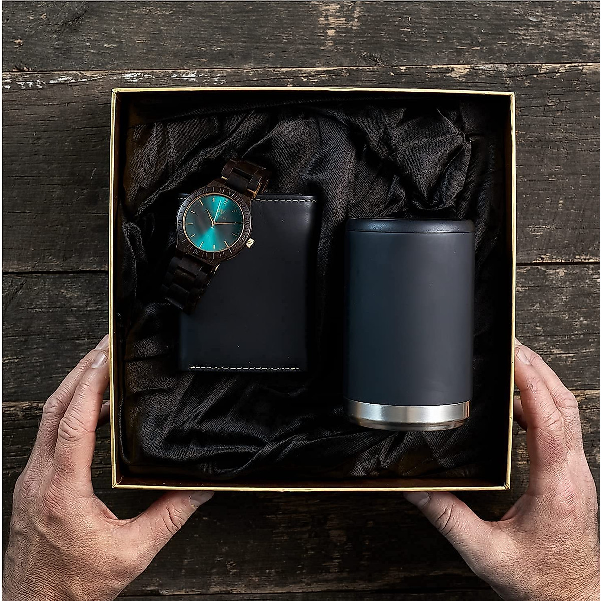 Maars Standard Can Cooler for Beer & Soda | Stainless Steel 12oz Beverage Sleeve, Double Wall Vacuum Insulated Drink Holder - Rose Gold Glitter