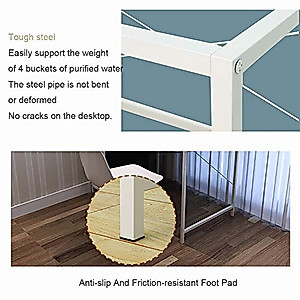 Modern Computer Desk with Bookshelf,Writing Desk with 2 Drawers Corner Tower Shelves Home Office Workstation Desk for Small Space