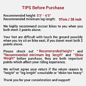 Himiway Cruiser Step-Thru Electric Bike for Adults, 60Miles Range 48V 17.5Ah Battery 750W Motor 26" x 4" Fat Tire Electric Bike, 25MPH E Bike Adults 350LBS Payload, Shimano 7 Speed, UL Certified