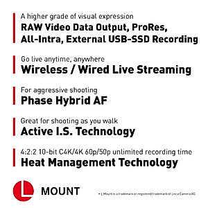 Panasonic LUMIX S5IIX Mirrorless Camera, DC-S5M2XBODY (Renewed)